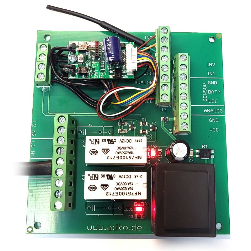 Anschlussbox für Shelly UNI / PLUS-UNI – Shellyparts.de