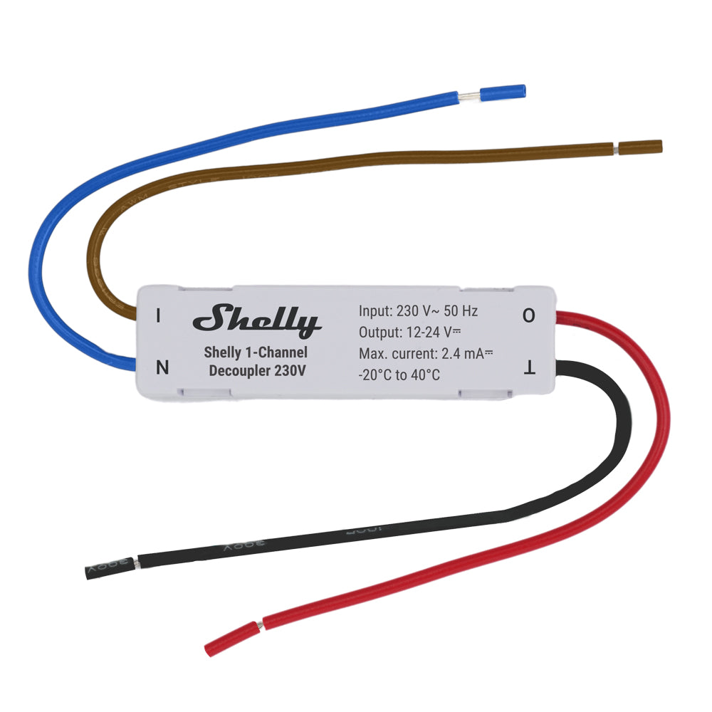 Shelly 1-Channel Decoupler 230V – Shellyparts.de