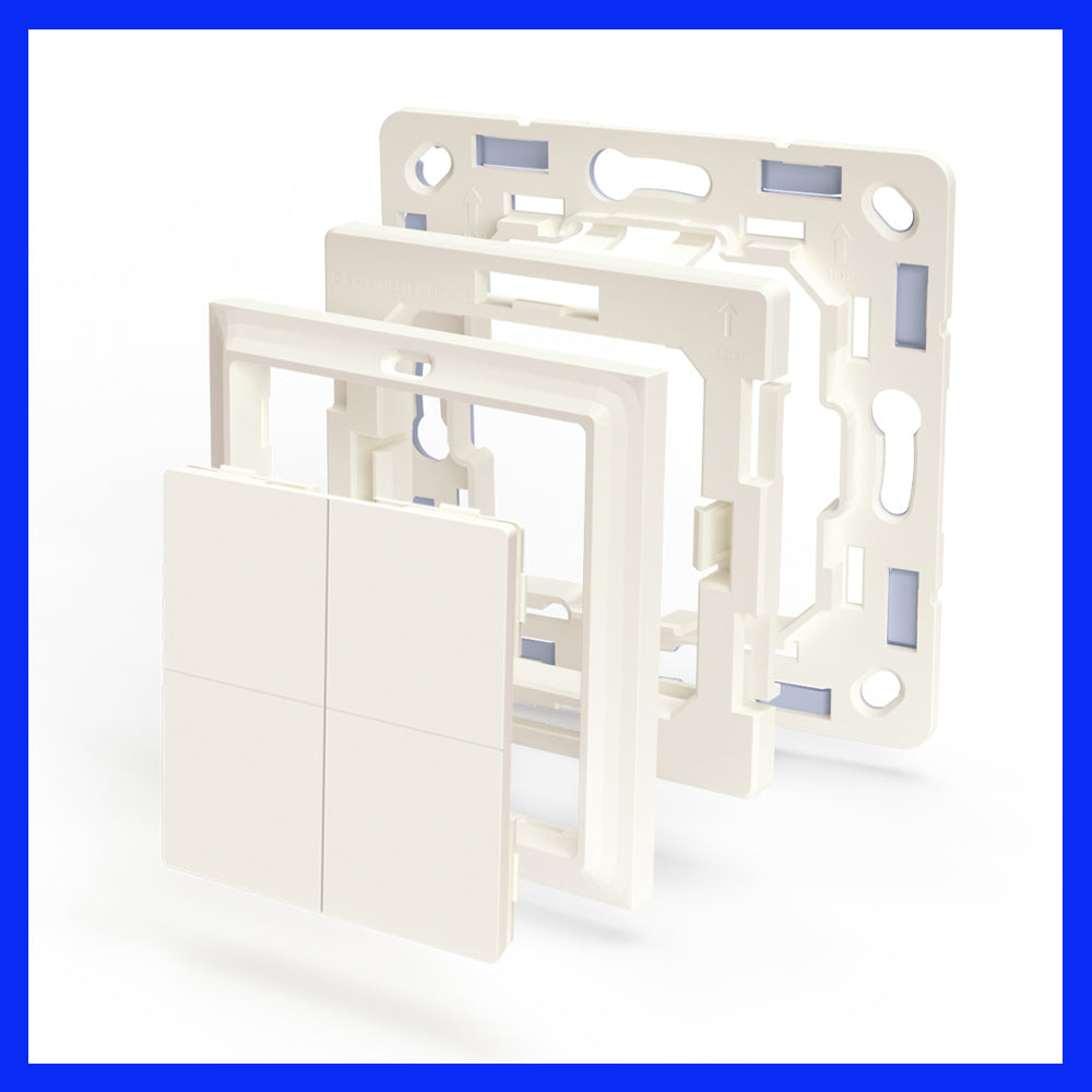 Shelly Blu Wall Switch 4 Adapter BUSCH-JAEGER – Shellyparts.de