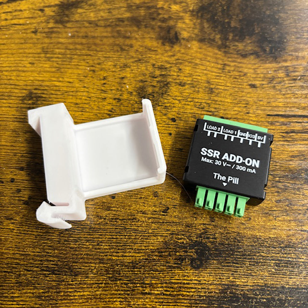 DIN-Rail mount for Shelly The Pill SSR-Add-on – Shellyparts.de